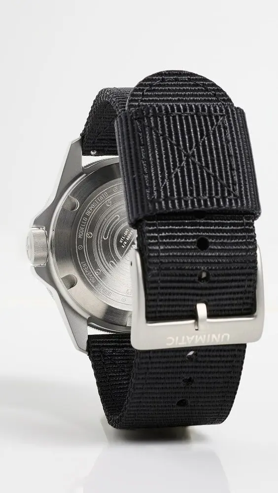 UNIMATIC Stainless Steel Automatic Diver Watch With Nylon Strap