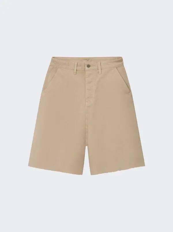 Fear Of God Raw Cut 5 Pocket Shorts Overdyed Dune - Brown