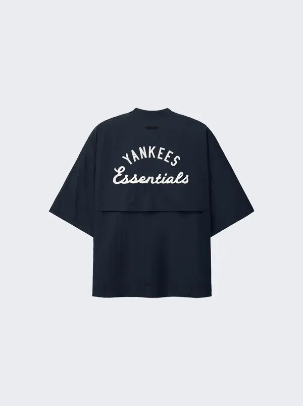 Fear Of God Yankees 3/4 Sleeve Pullover Dark Sapphire