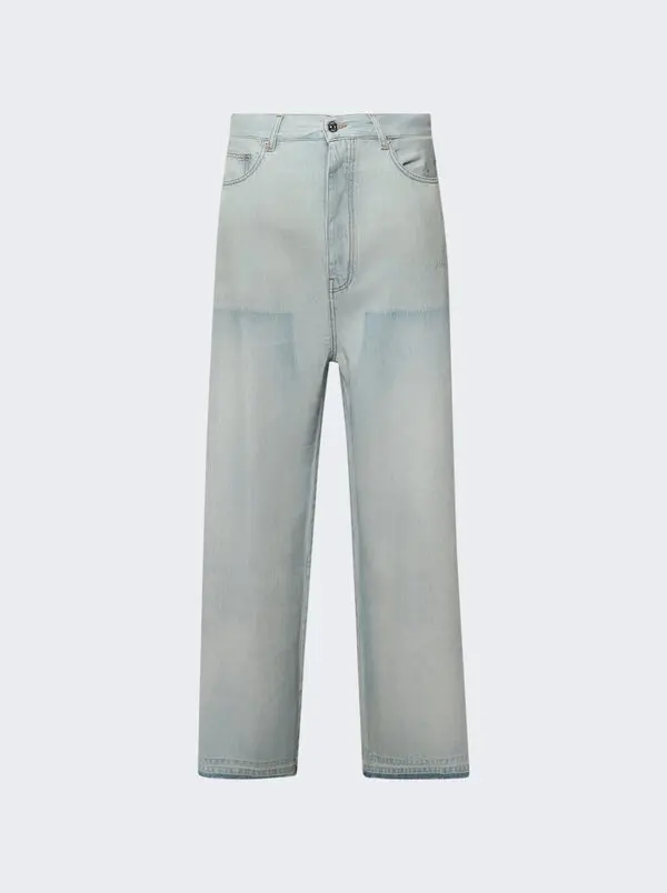 Amiri Faded Carpenter Jeans In Antique Indigo