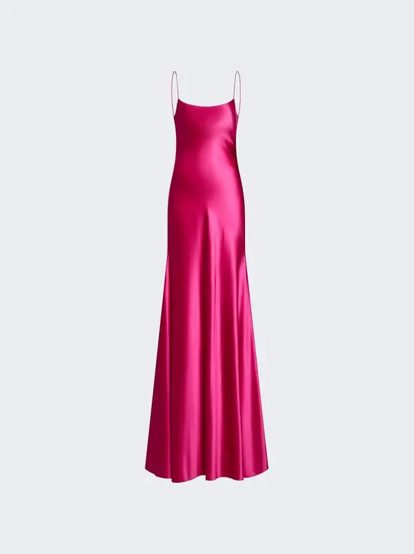 Alaïa Slip Dress Rose Vif - Pink