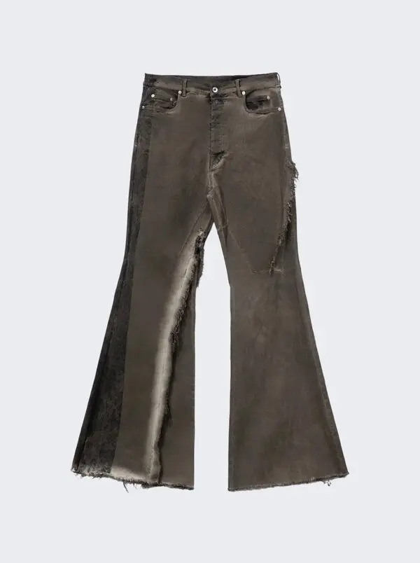 Rick Owens Bolan Bootcut Pants Dust Combo - Brown