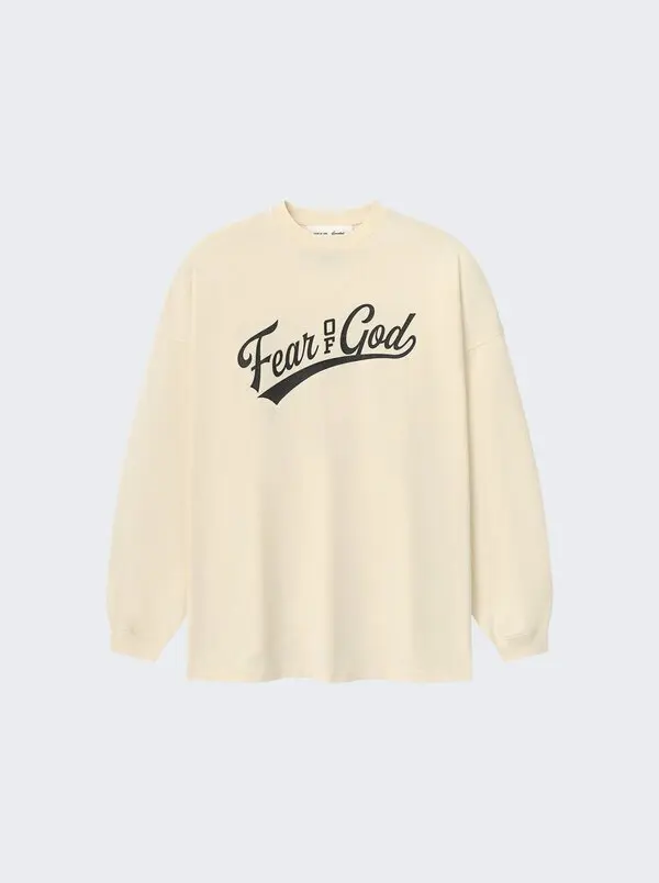 Fear Of God Merch Long Sleeve Tee Chalk - White