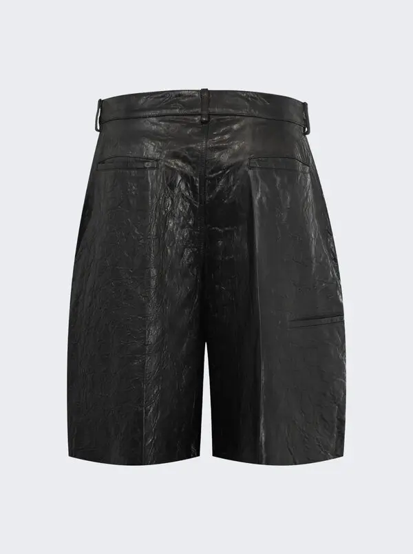 Rick Owens Work Shorts Grease - Black