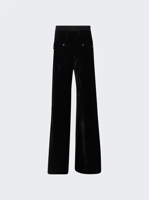 Rick Owens Wide Leg Bela Pants - Black