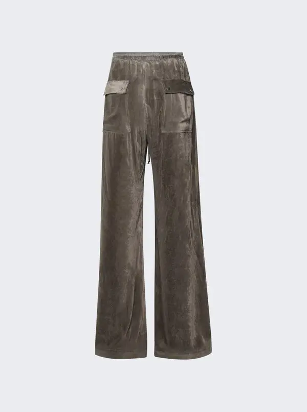 Rick Owens Wide Bela Pants Steel - Brown