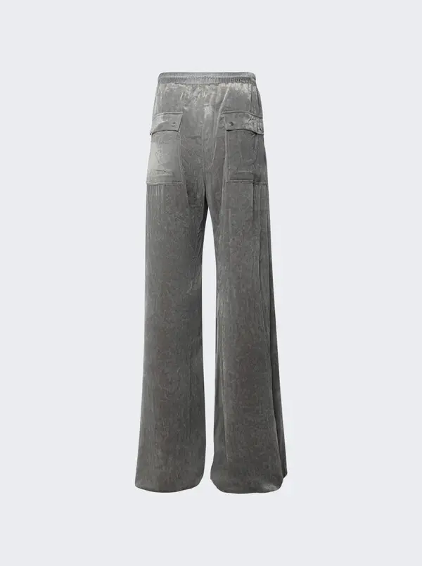 Rick Owens Wide Leg Bela Pants - Silver