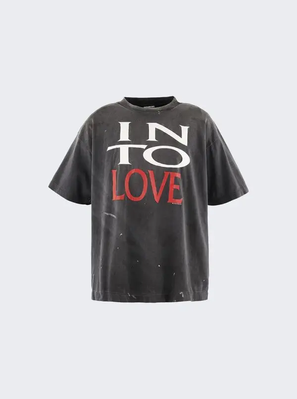 SAINT MXXXXXX In To Love Short Sleeve T-shirt - Black