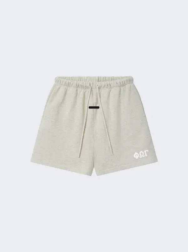 Fear Of God Classic Sweatshort Washed Vanilla Heather - Ivory