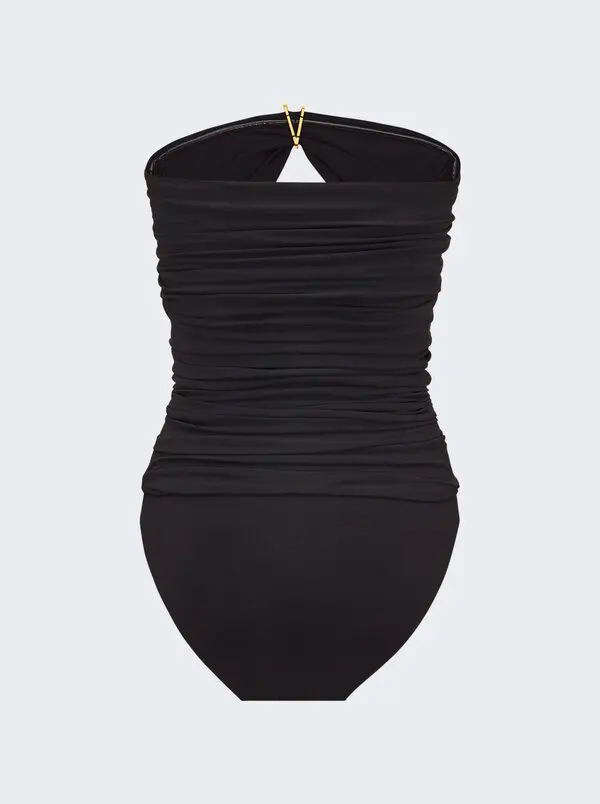 Saint Laurent Strapless Swimsuit