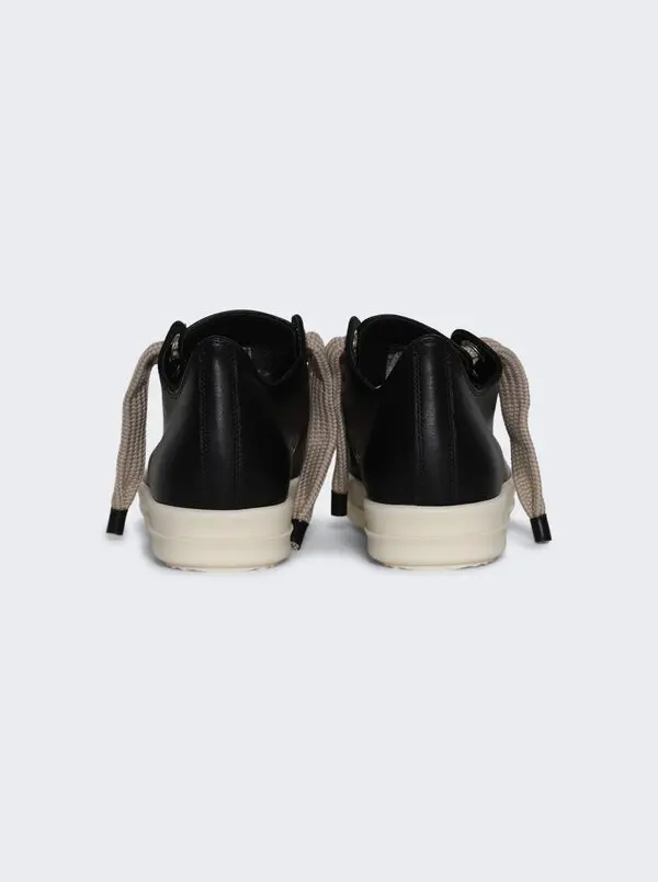 Rick Owens Tower Jumbolace Low Sneakers - Black