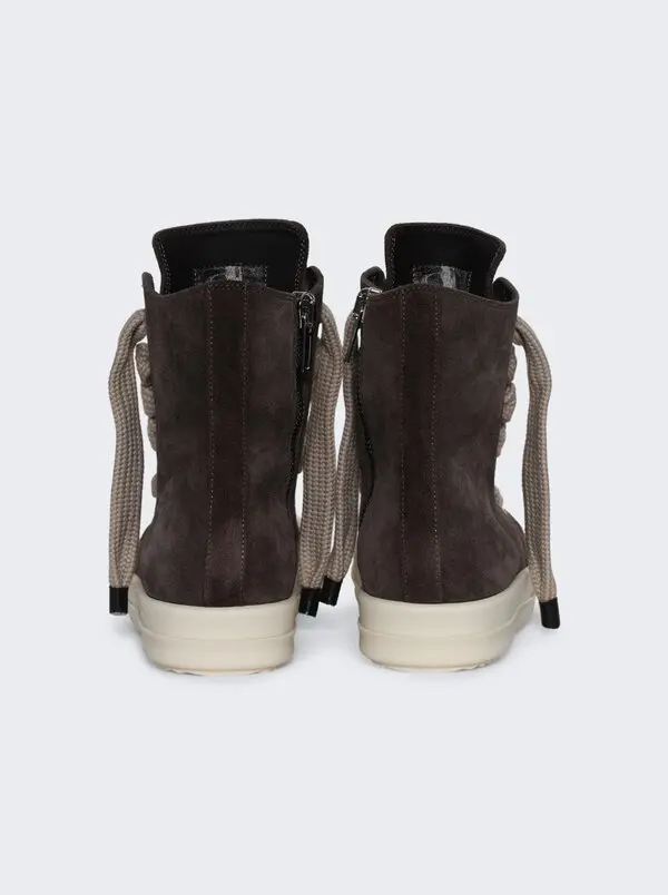Rick Owens Tower Jumbolace High Sneakers Grease