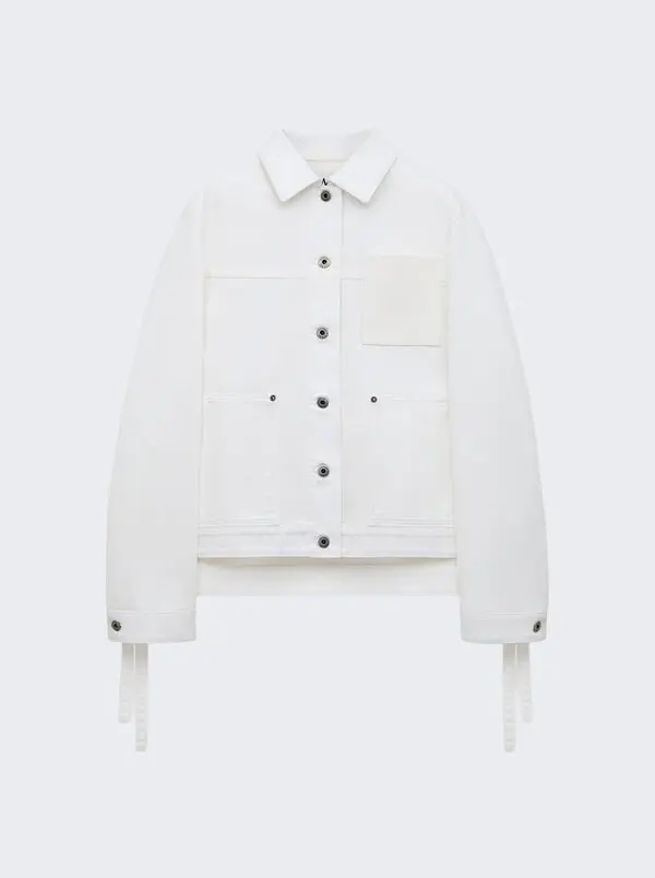 Loewe Paula's Ibiza Workwear Denim Jacket - White