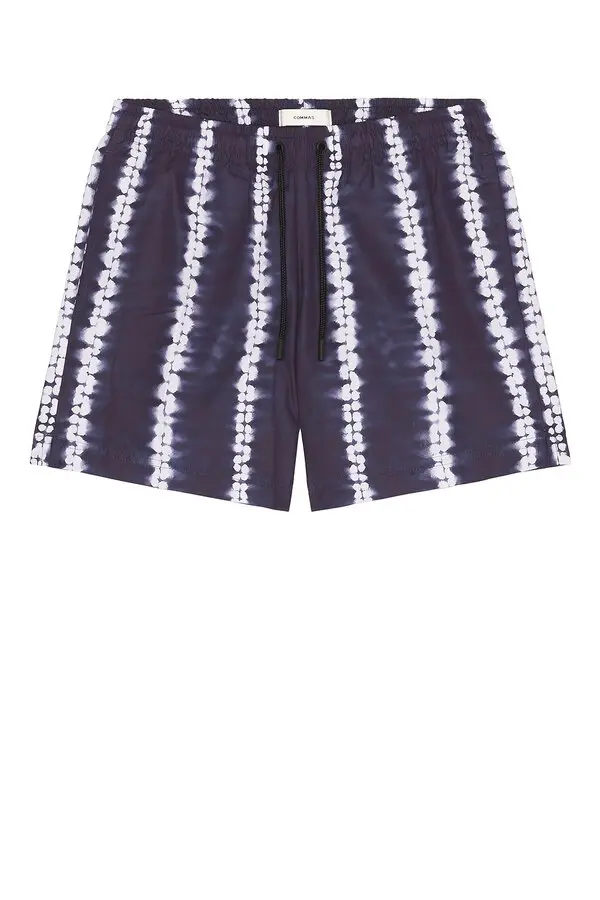 Commas Shibori Stripe Classic Swim Short