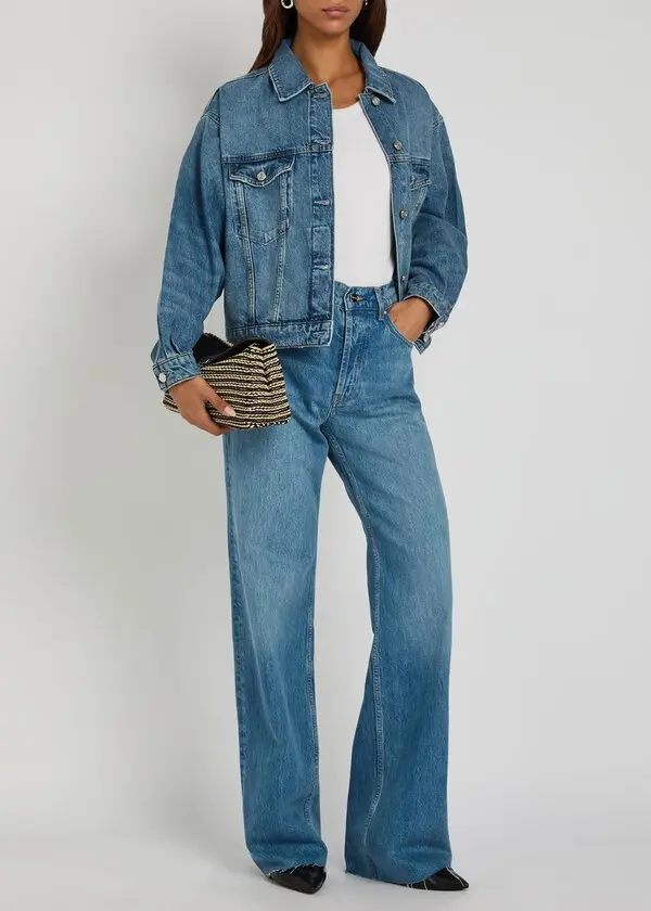 ANINE BING Hugh Wide-leg Jeans