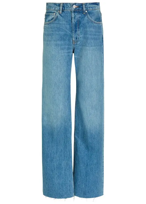 ANINE BING Hugh Wide-leg Jeans In Panama Blue - Denim