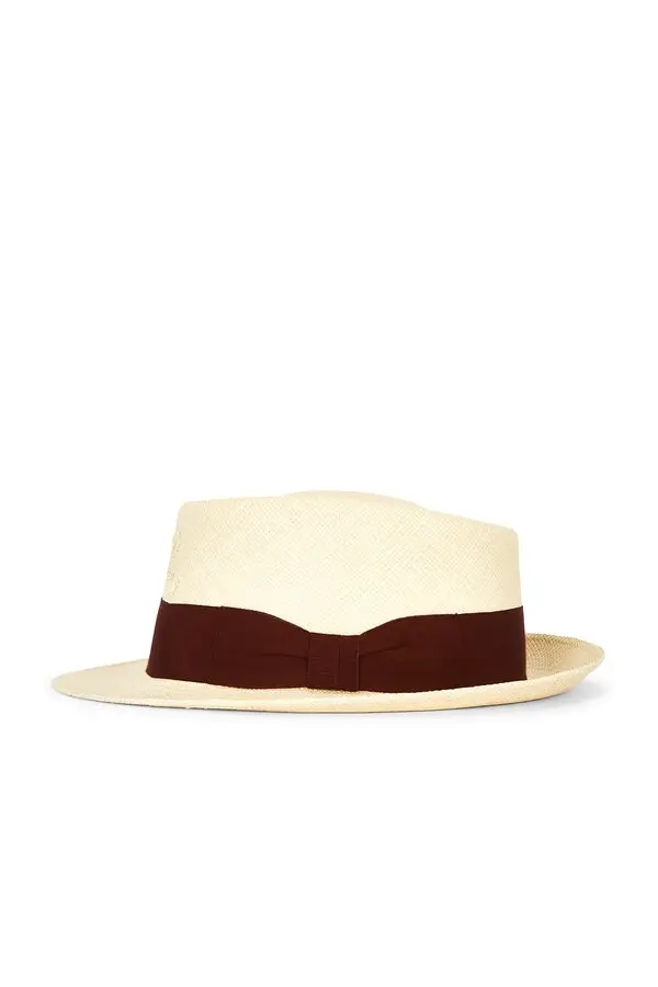 MALBON Anton Straw Hat In Brown