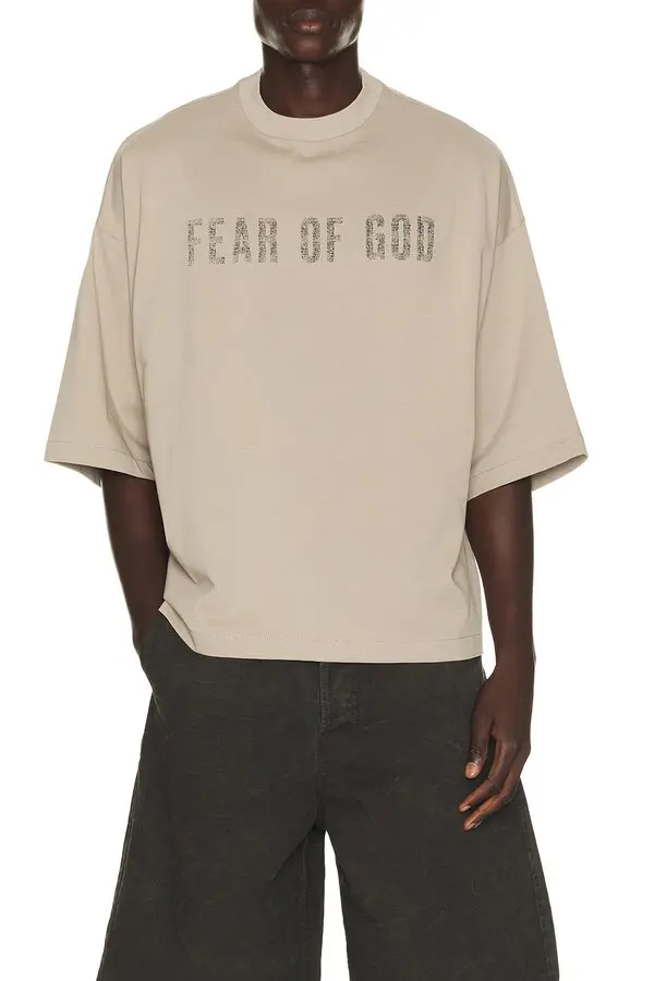 Fear Of God Merch Tee In Grey - Seal