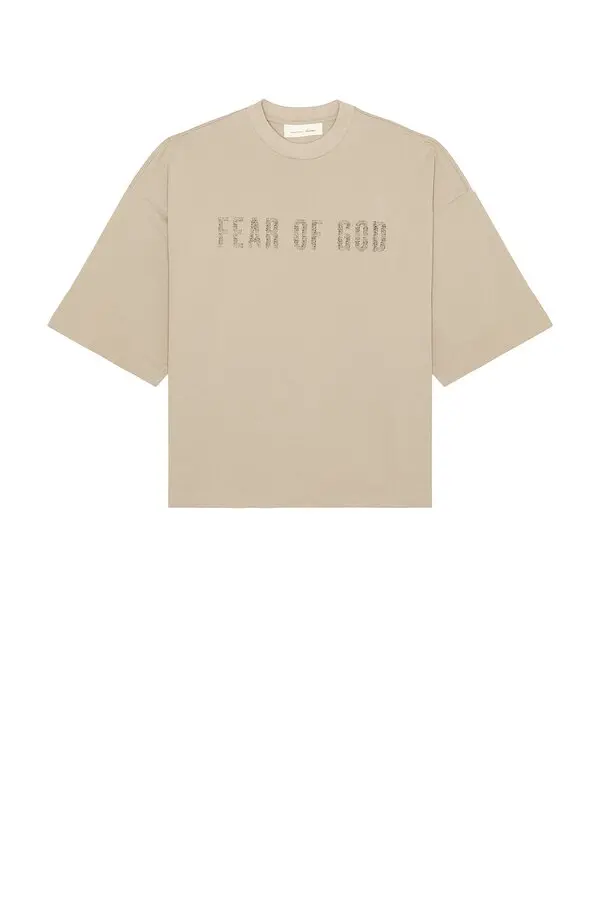 Fear Of God Merch Tee In Grey