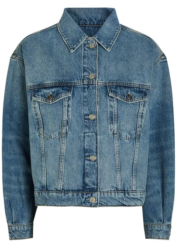 ANINE BING Quincy Panelled Jacket - Denim