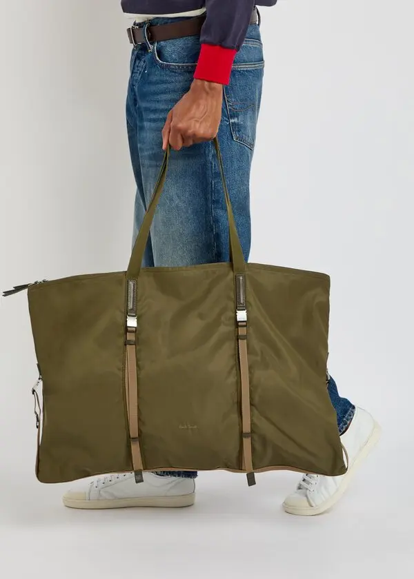 Paul Smith Logo-embroidered Nylon Holdall Bag