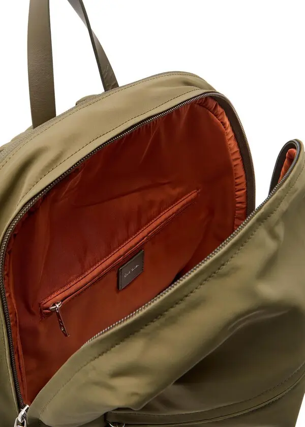 Paul Smith Logo-embroidered Nylon Backpack