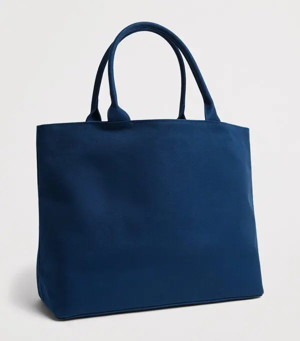 Harrods Canvas Embroidered Tote Bag