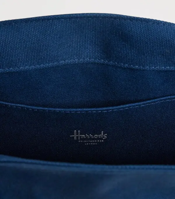 Harrods Canvas Embroidered Tote Bag