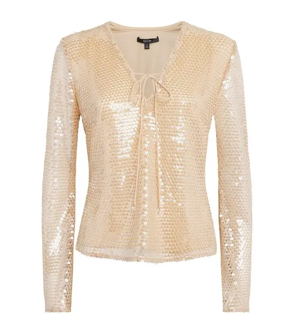 TOCCIN Zuri Sequinned Blouse