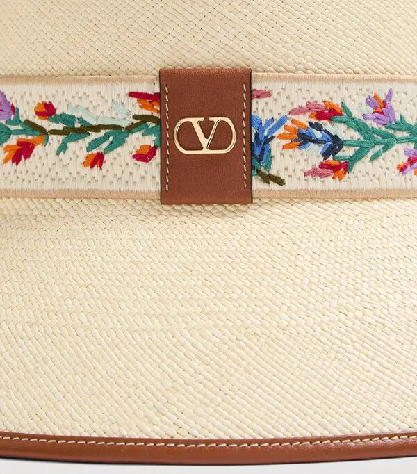 Valentino Garavani Straw Antibes Bucket Hat