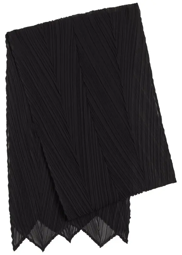 Issey Miyake Pleated Woven Scarf