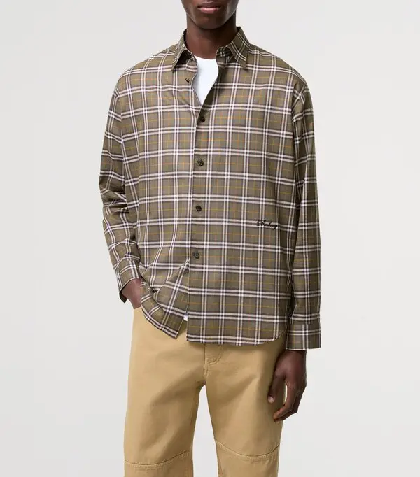 Burberry Cotton Plaid Shirt