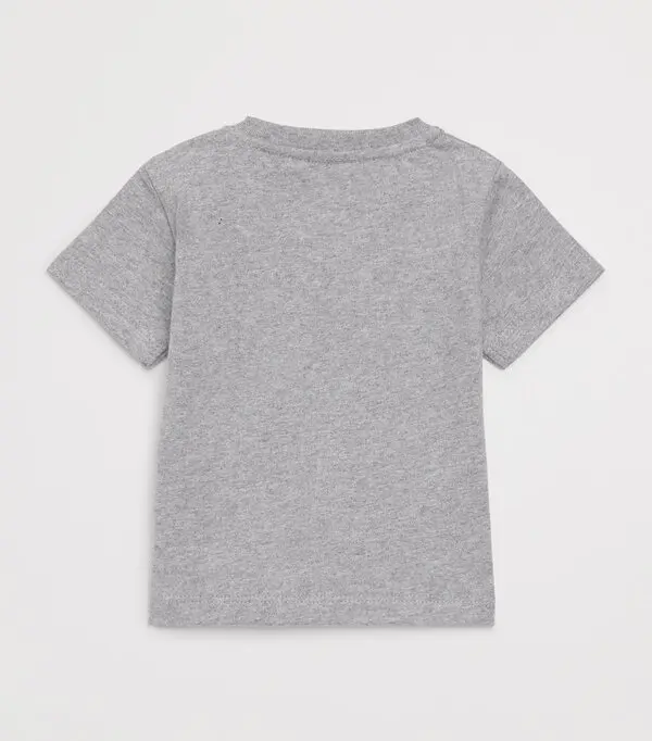 Harrods Cotton Jersey Flocked Logo T-shirt