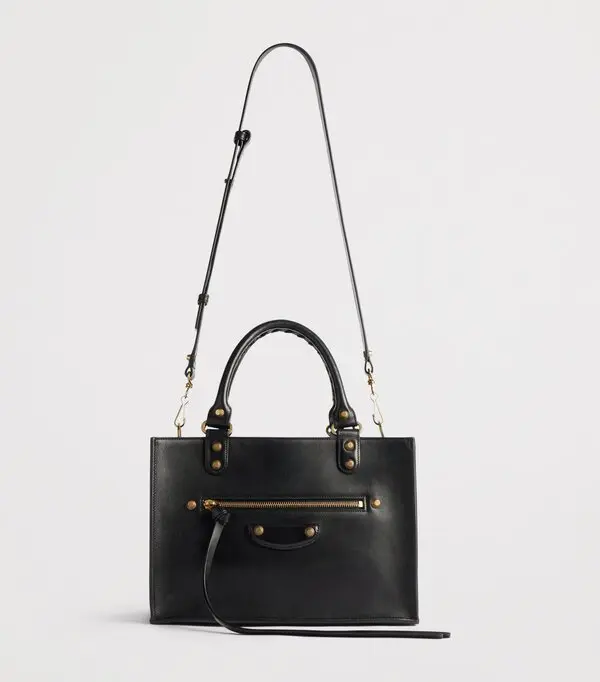 Balenciaga Medium Leather Le City Tote Bag