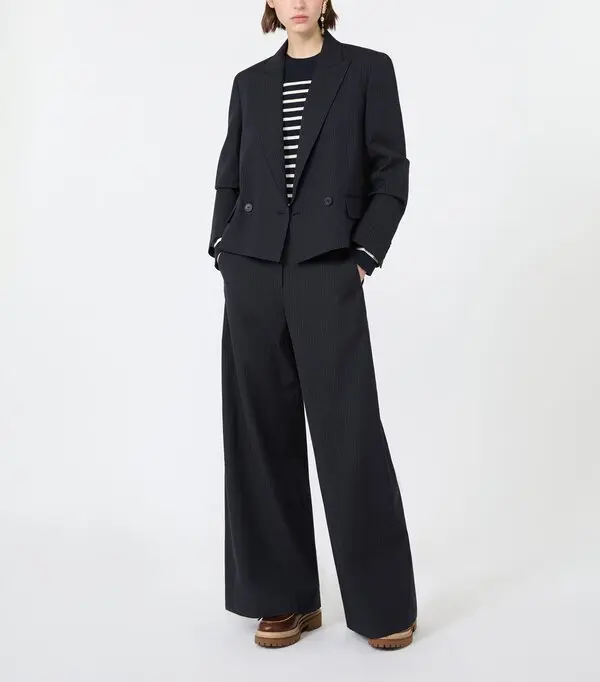 Max Mara Striped Crewneck Sweater
