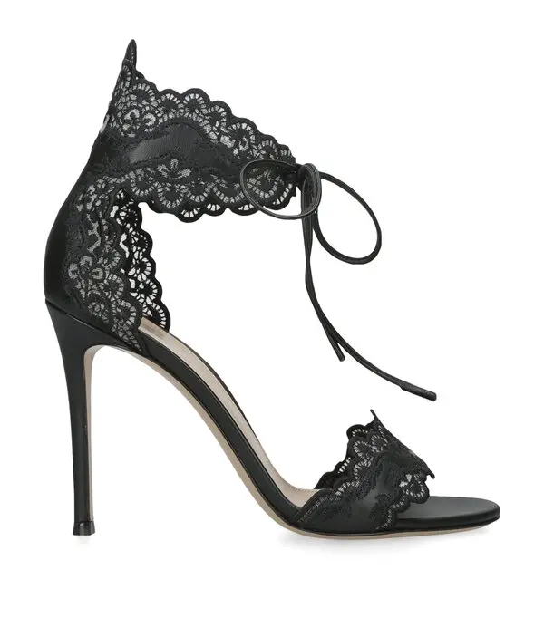 GIANVITO ROSSI Leather Evie Sandals 105