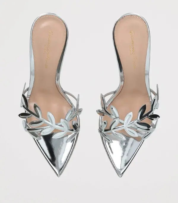 GIANVITO ROSSI Leather Flavia Heeled Sandals 85