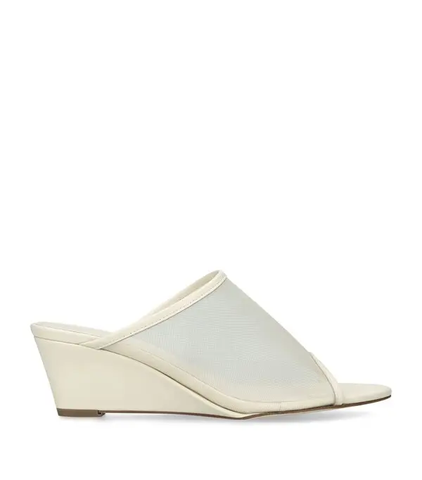 AeydĒ Suzanne Wedge Sandals - White