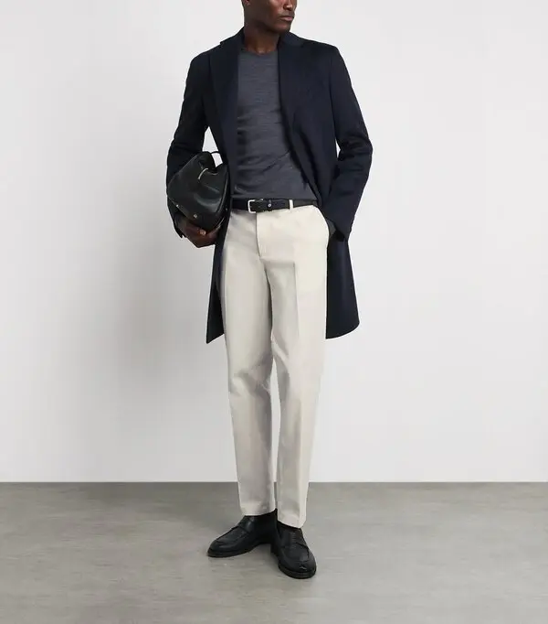 Pal Zileri Stretch-cotton Twill Chinos