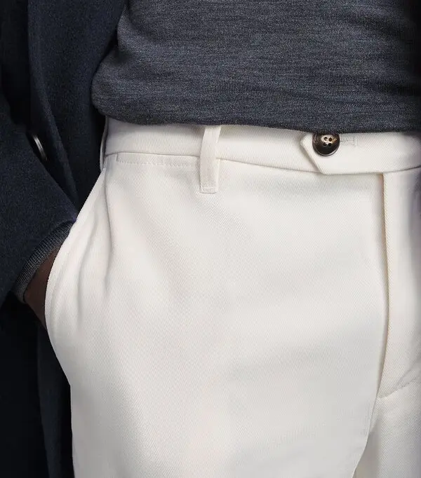 Pal Zileri Stretch-cotton Twill Chinos