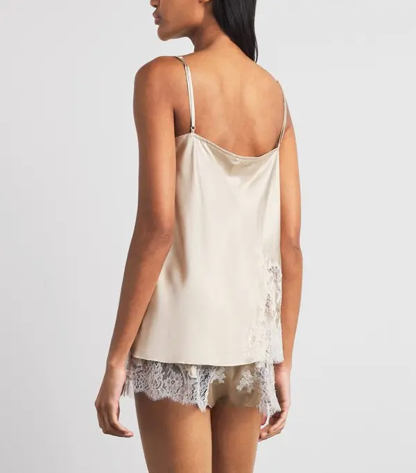TORLOWEI Silk Lace Elsa Camisole