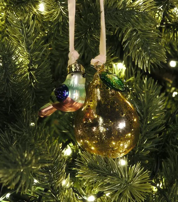 Harrods Partridge And Pear Tree Decoration