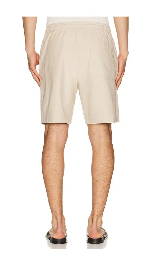 Theory Soft Terry Short - Warm Silver Cloud
