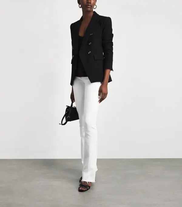 L'Agence Ruth Straight Jeans - White