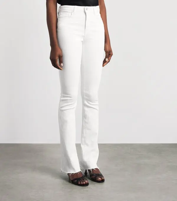 L'Agence Ruth Straight Jeans - White