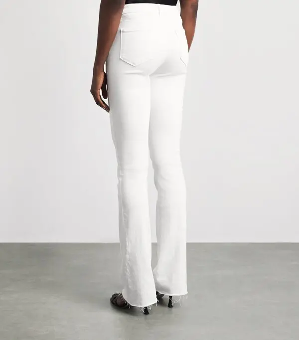 L'Agence Ruth Straight Jeans - White