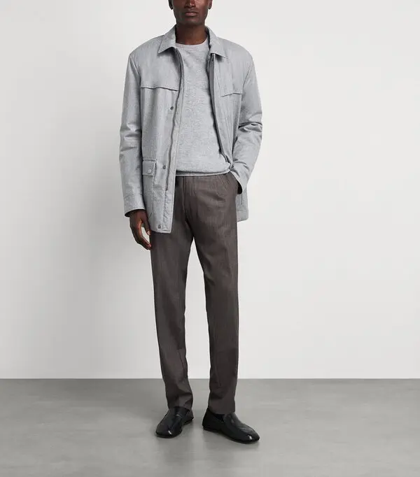 Canali Wool Field Jacket