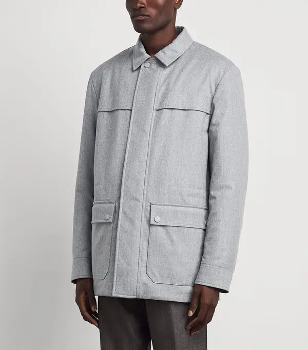 Canali Wool Field Jacket