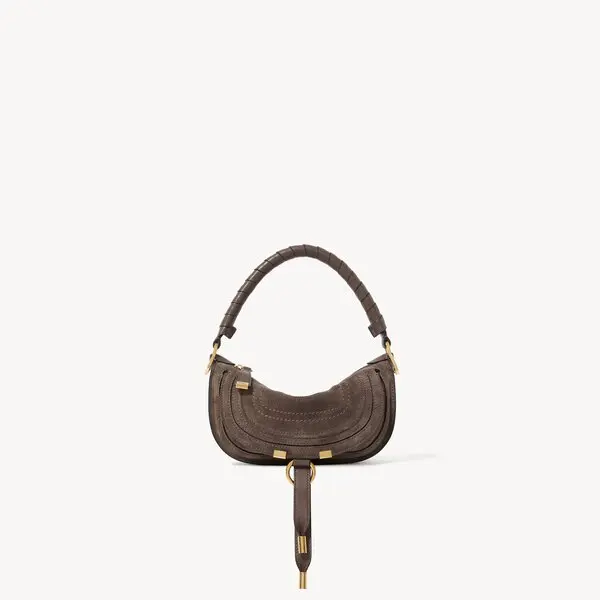 Chloé Marcie Small Shoulder Bag - Kohl Brown