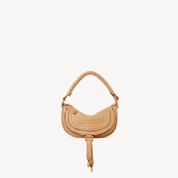 Chloé Marcie Shoulder Bag - Bleached Brown